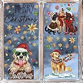 Amazon Horaldaily PCS Christmas Window Cling Sticker Trees Snow For Home Party