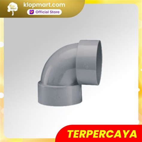 Jual Sambungan Pipa Knee Knie D DL 2 Elbow D 2 Inch PVC Rucika