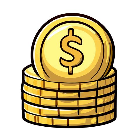 Geld Münzen Clip Art transparent Hintergrund 24029995 PNG