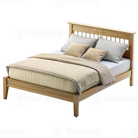 Bed With Pillows 65388802 Png