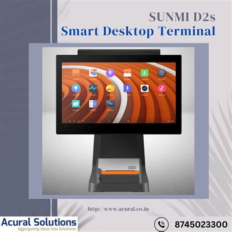 SUNMI D2s Smart Desktop Terminal At 32999 Piece In New Delhi ID 2849825786162