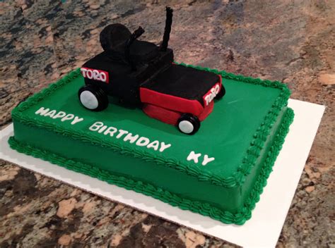 Lawnmower Cake Great Idea For Those Who Love The Yard And Especially