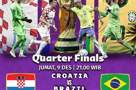 10 Link Live Streaming Croatia Vs Brazil Quarter Final Fifa World Cup