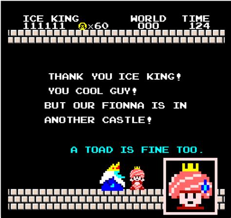 дубль два Ice King ледяной король At Art Mario Adventure Time время приключений