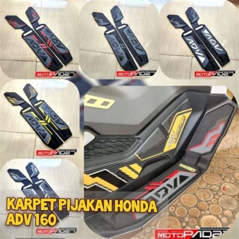 Promo Karpet Pijakan Alas Kaki Honda Adv 160 Motopad27 Diskon 23 Di