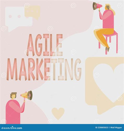 Text Sign Showing Agile Marketing Word For Focusing Team Efforts That