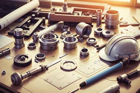 Premium Ai Image Image Of Engineering Objects On Workplace Top