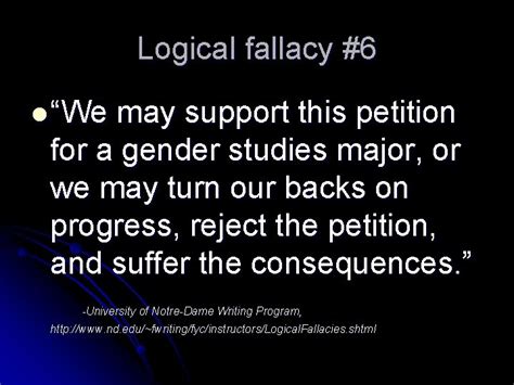 Logical Fallacies Or How To Really Fail At