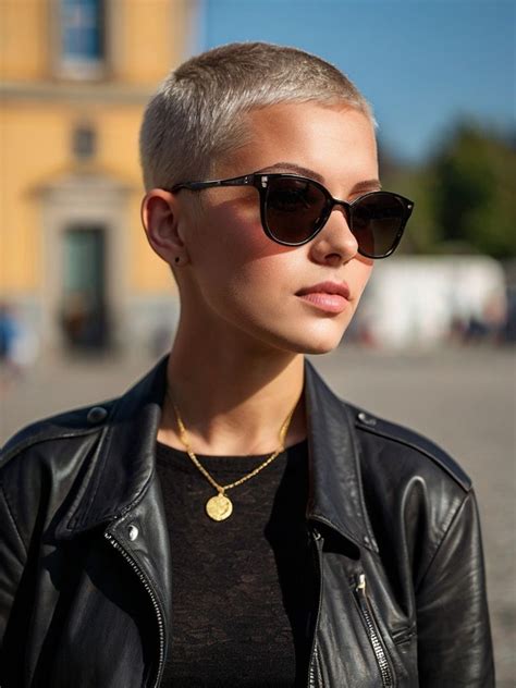 Buzz Cut Frauen Shaved Pixie Cut Ideen 2024 Artofit