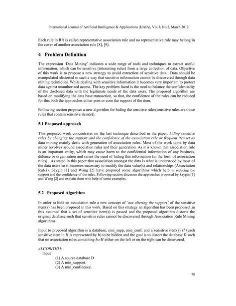 Hiding Sensitive Associationrulepdf Pdf Databases Computer Software And Applications