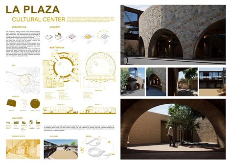 Architecture Project Stone Cladding And Arched Design In A Community