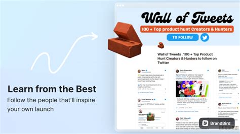 Wall of Tweets . 100+ Top Product Hunt Creators & Hunters to follow on ...