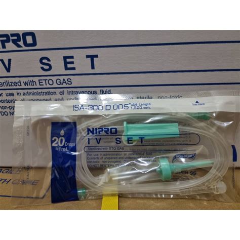 Nipro Iv Set ชุดให้น้ำเกลือแบบติดเข็ม