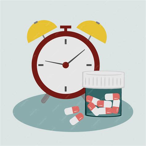 Premium Vector Medication Time Pill Schedule Medication Schedule