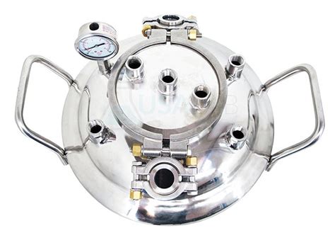 200lb Jacketed Solvent Tank W Sight Glasses