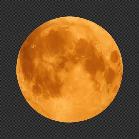 Png Orange Full Moon Image Free Png Rawpixel
