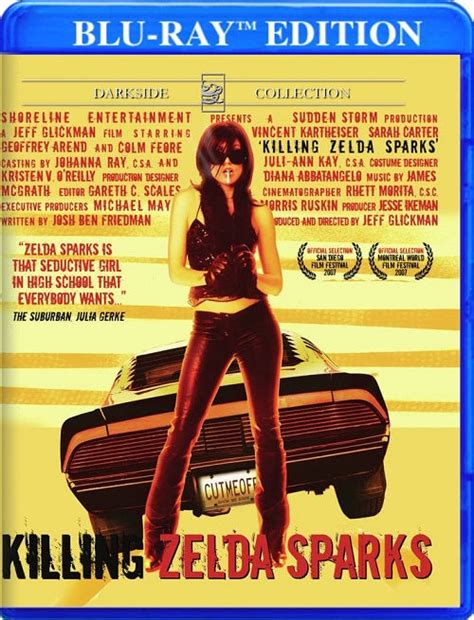 Killing Zelda Sparks Vincent Kartheiser Sarah Carter Colm Feore Blu
