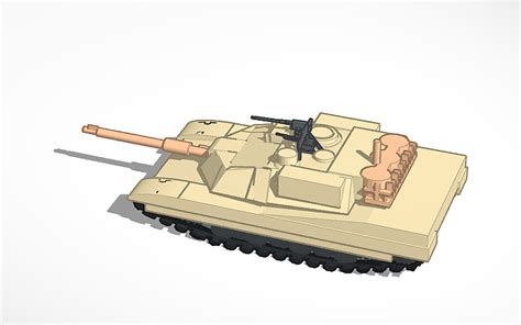 3d Design M1a2 Abrams Tinkercad