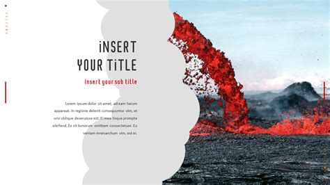 Volcano Slides Template
