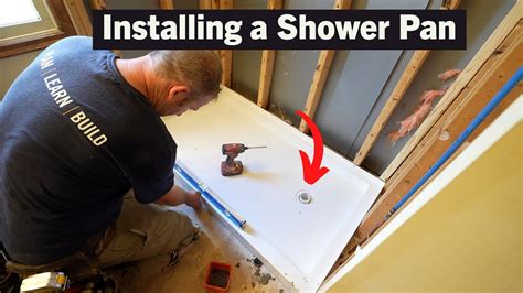 Installing A Shower Pan Base Tub To Shower Youtube