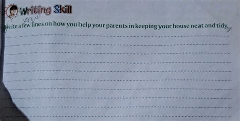 Writing Skill Write A Few Lines On How You StudyX