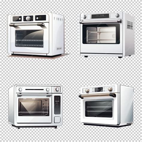 Premium Psd Set Collection Microwave Artificial Intelligence Generative