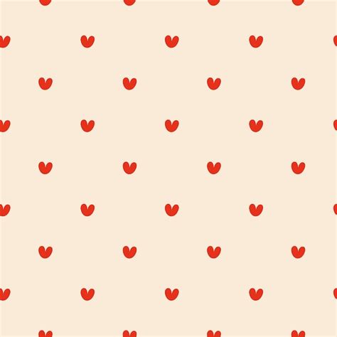Premium Vector Seamless Pattern With Small Hearts