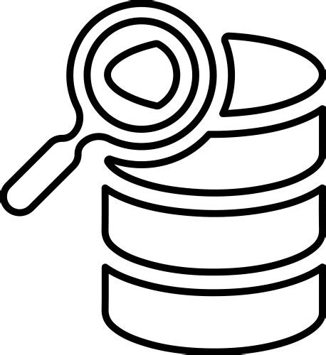 database management icon royalty free vector image