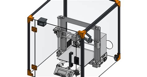 Modular 3d Printer Enclosure Par Uranusastra Téléchargez Gratuitement
