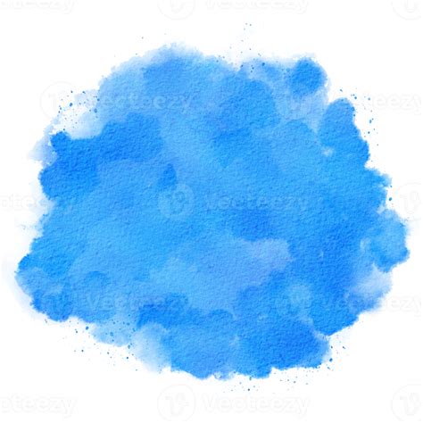Pintura De Acuarela De Salpicaduras De Cielo Azul 9665665 Png
