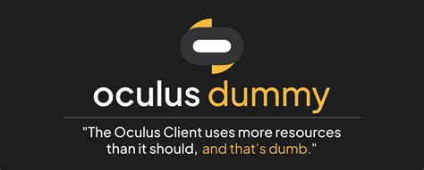 GitHub Kckarnige OculusDummy Oculus Killer But For The Oculus Client