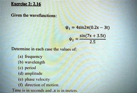 solved exercise 2 216 given the wavefunctions Ïˆâ‚ 4sin 2Ï€ 0 2x