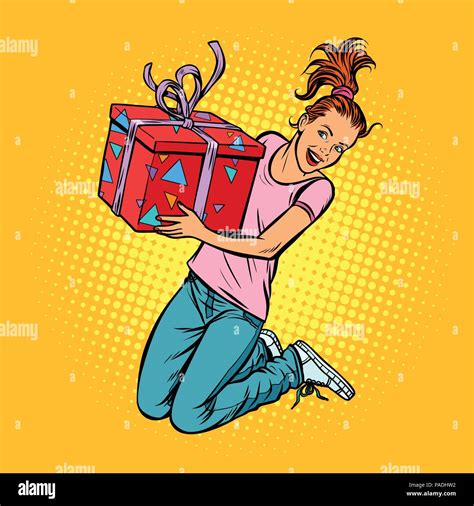Teenage Girl Enjoying Stock Vector Images Alamy