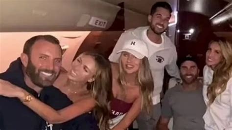 Dustin Johnson Celebrates £35m Liv Pay Day With Wife Paulina Gretzky