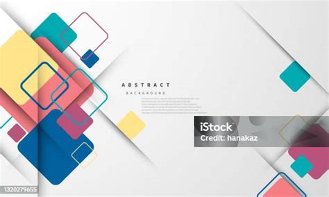 Bentuk Modern Abstrak Kartu Pos Atau Desain Penutup Brosur Ilustrasi