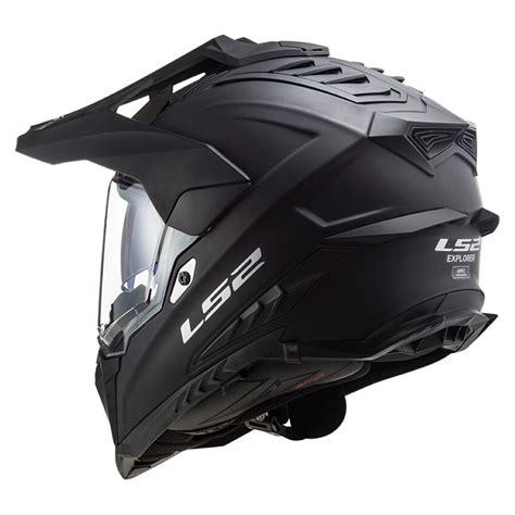 Ls2 Mx701 Explorer Solid Matt Black Dual Sport Helmet Free Uk