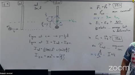 161l Worked Angular Momentum Problems Youtube