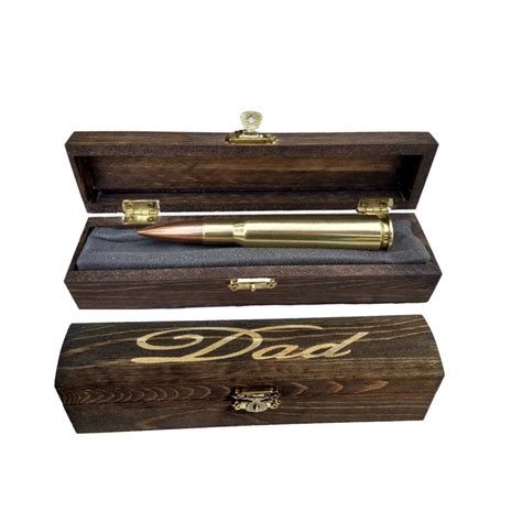 50 Caliber Bmg Bullet Pen Anniversary T For Men Personalized T