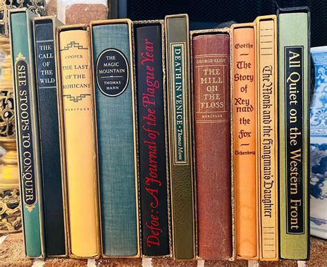 Vintage Books Classic Literature Rare Books High Quality Wedding Office