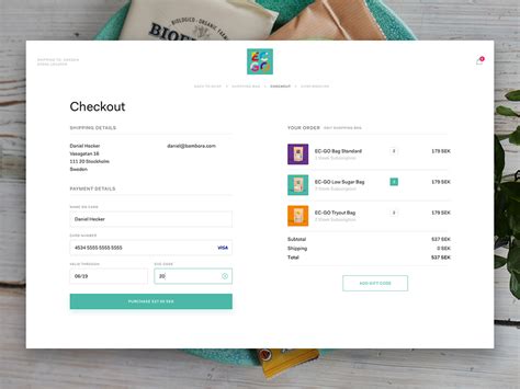 25 Checkout Page Designs You Must Inspire From By Shahzaib Khan