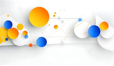 Premium Photo Orange Geometric Abstact Background Computer Graphic
