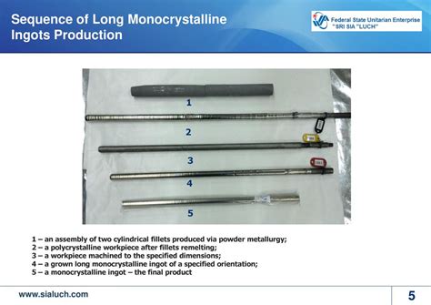 Production Of Large Monocrystalline Ingots And Discs Of Molybdenum And