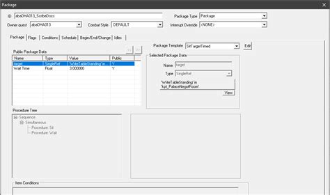 Need Help Creating A Custom Ai Package Template Skyrim Technical