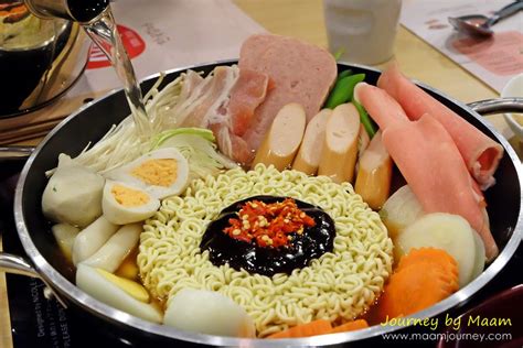 รีวิว Korean Ma มาม่าหม้อไฟสไตล์เกาหลี บูเดชิเก Budae Jjigae สาขา La Villa อารีย์ Maam Journey