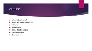 Introduction To Bootstrap Ppt