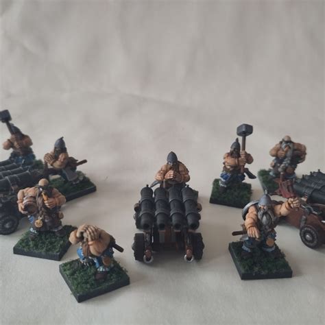 3d Print Of Dwarf Artillery Set Highlands Miniatures By Mortenmadsen1