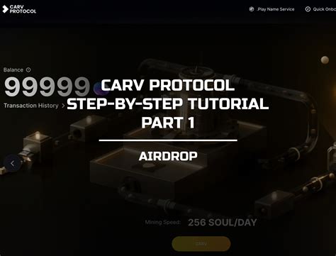 Carv Protocol Step By Step Airdrop Tutorial Part Dropjet