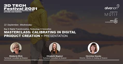 Ill Be Live With Alvanon With Kim Wick And Elizabeth Maginot Discussing Calibrating In Digital
