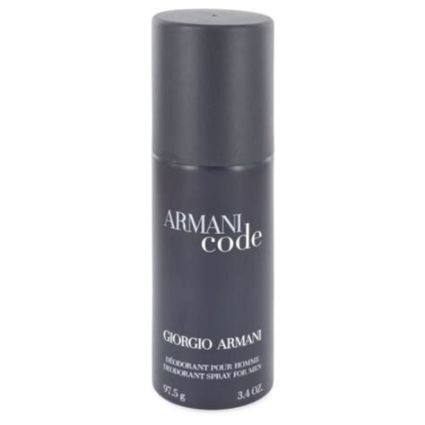 Giorgio Armani Mens Armani Code Deodorant Body Spray 5 1 Oz Fragrances 3360372115601