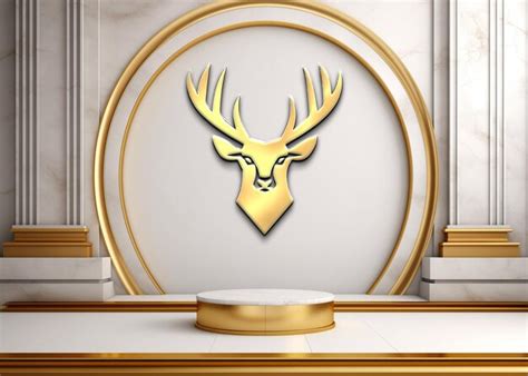 편집 가능한 로고 모 Psd 템플릿 프리미엄 Ai 생성 Psd